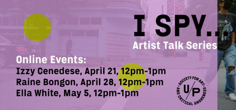 Izzy Cenedese, Raine Bongon, Ella White: I spy…Artist Talk Series ...